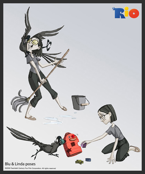 Living Lines Library: Rio (2011) - Character Design