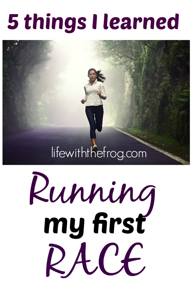 kissing the frog: 5 things I learned running my first race