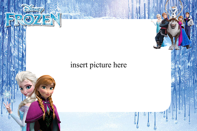 Frozen PNG Frame01 - Printable PNG Frames | Cartoon Character PNG Photo ...