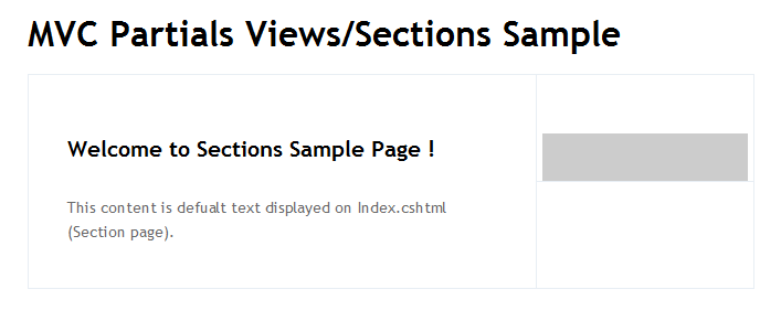 Aspiring Architect: MVC Razor - Using Sections & Partial Views