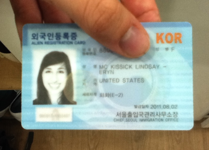 What Not To Do With Your Alien Registration Card | Lindsay Eryn