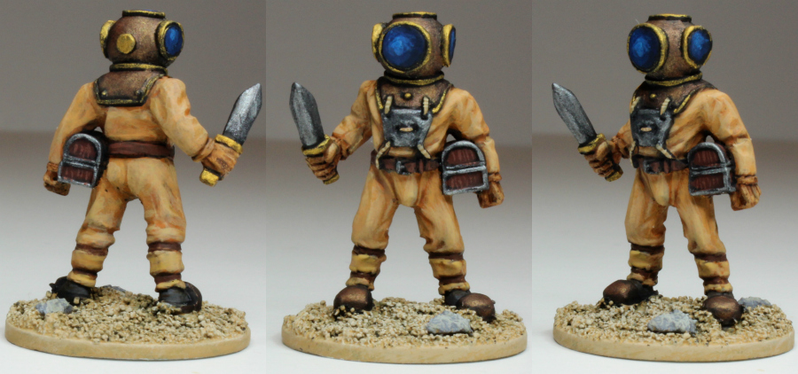 28mm Victorian Warfare: Deep Sea Divers