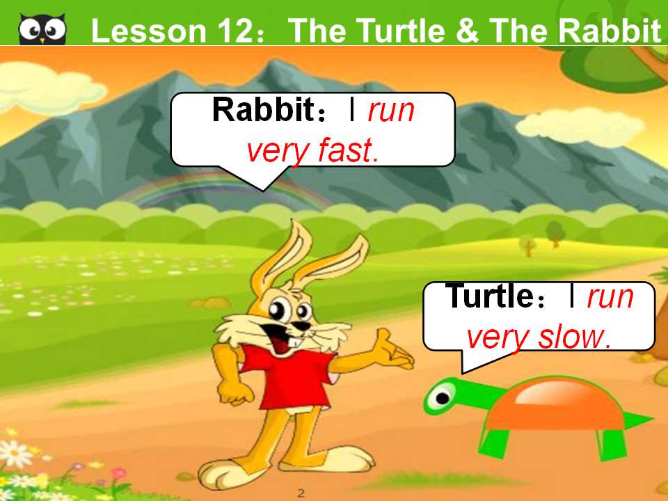 YOKITALK: LESSON 12: THE TURTLE AND THE RABBIT