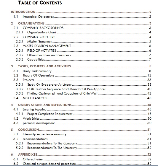 The Book Of A Traveller: How To Write Internship Report