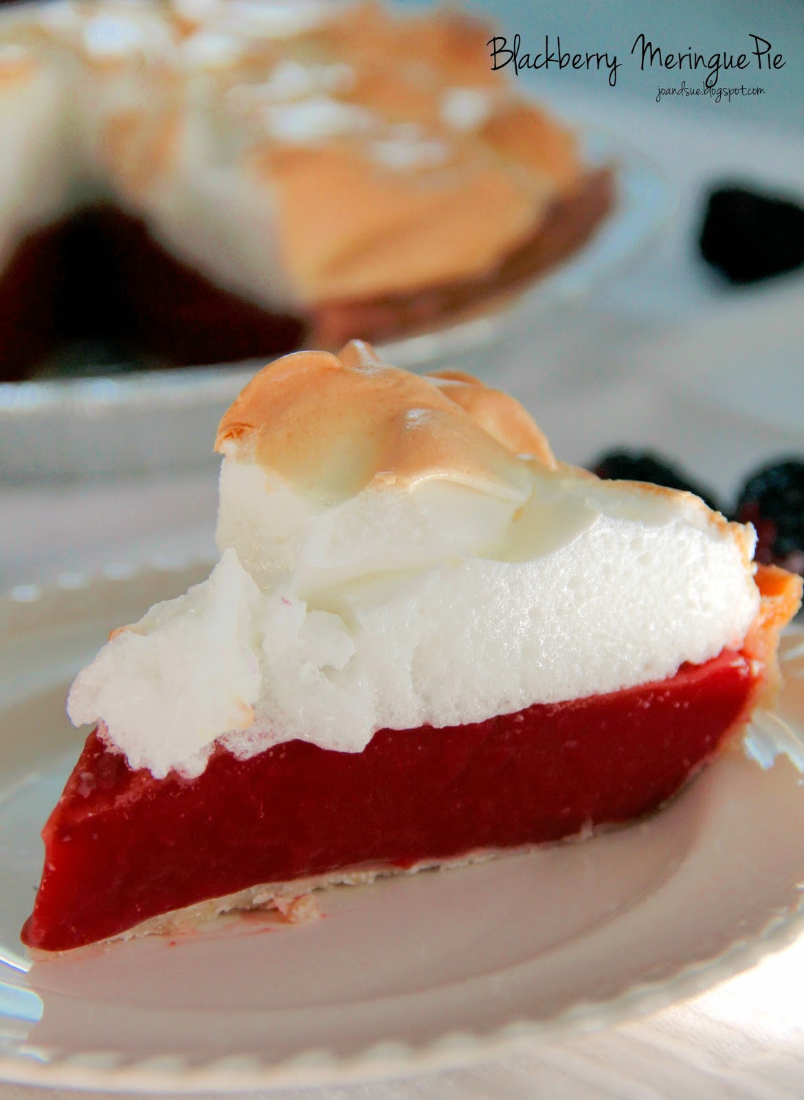 Jo and Sue: Blackberry Meringue Pie