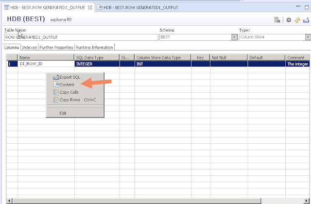 SAP TECH: Implementing Row Generation Transform SAP TECH: Implementing Row Generation Transform