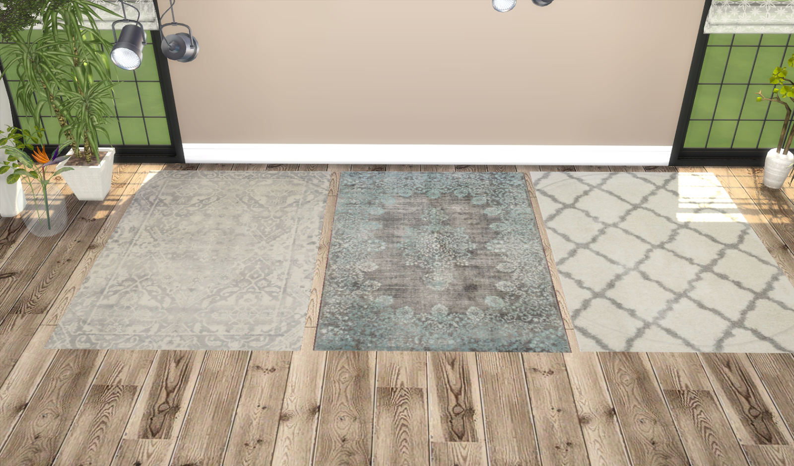 My little The Sims 3 World: Paintings and Rugs Set