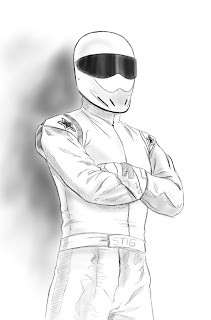 Glennsapien's sketches n' stuff: All we know is, he's called the Stig
