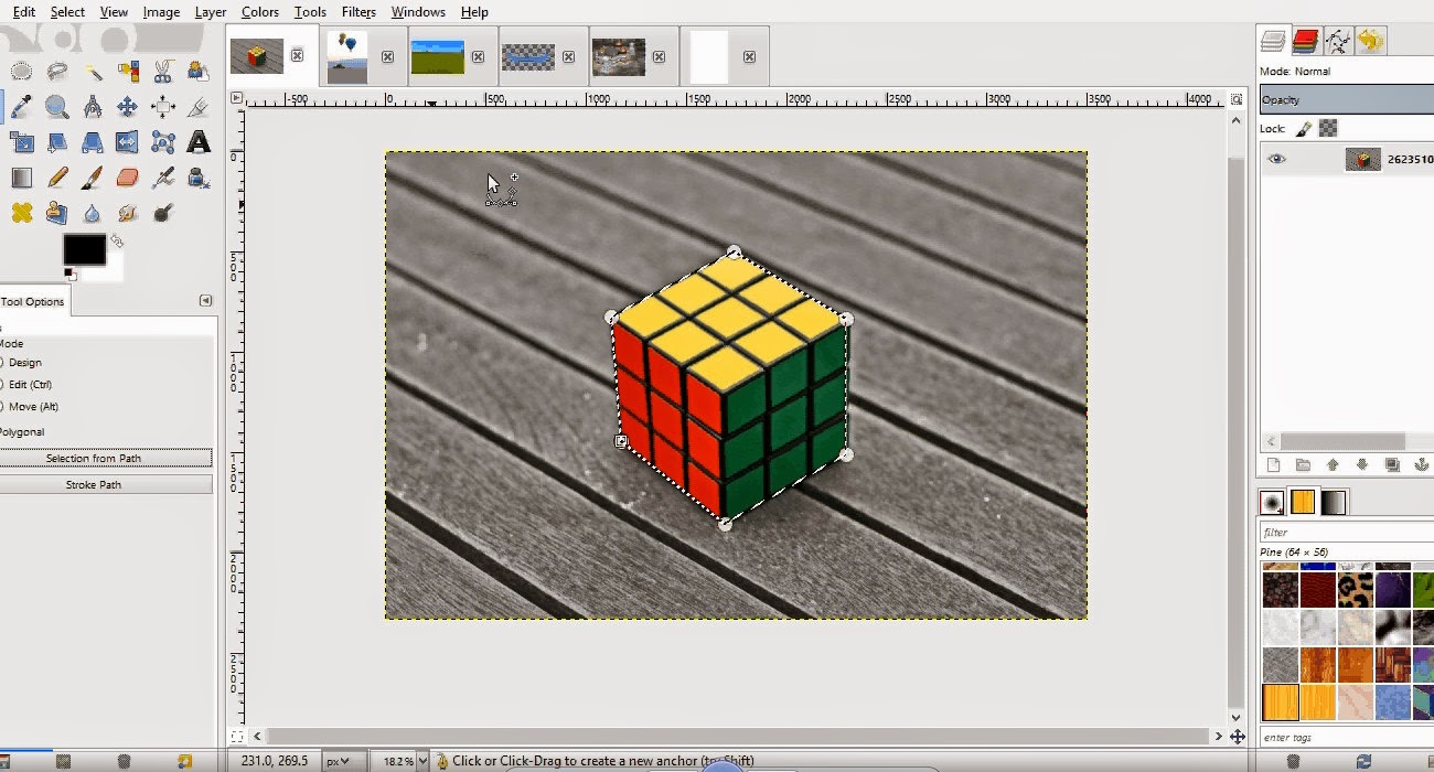 Cara Membuat Desain Cover Buletin dengan Gimp - Desain Zain