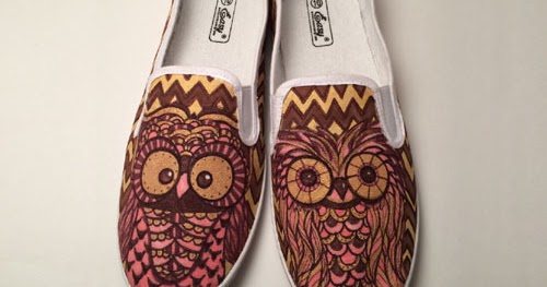 My Owl Barn: Shoes With Cool Hand-Painted Designs