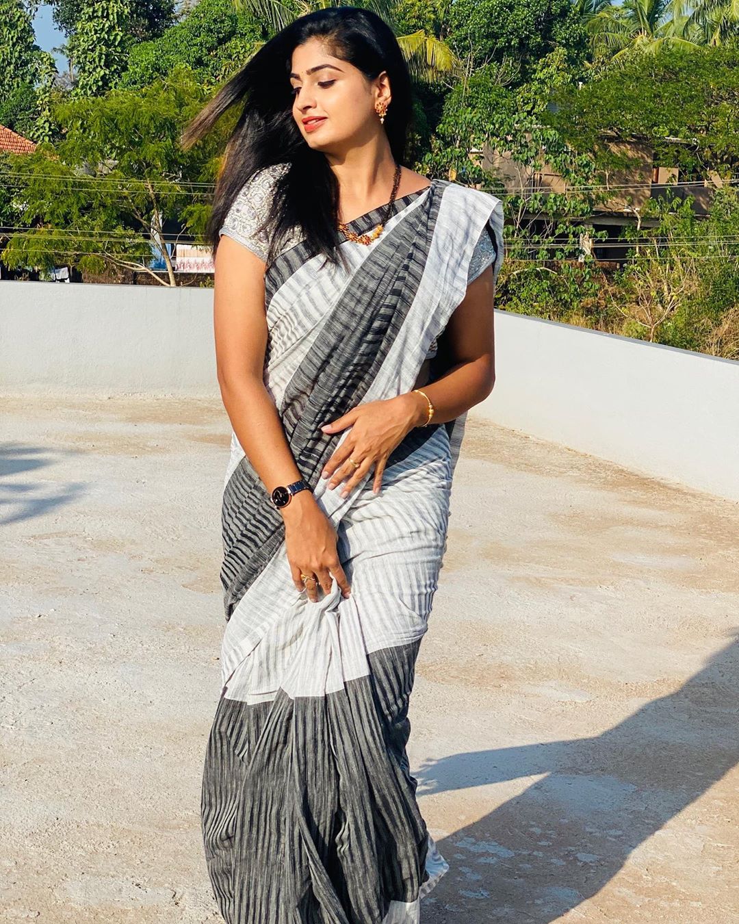 Telugu TV actress Chaitra Rai Stunning New Gallery HD