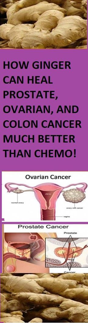 A Study Proved That Ginger Can Heal And Remove Prostate Cancer, Ovarian ...