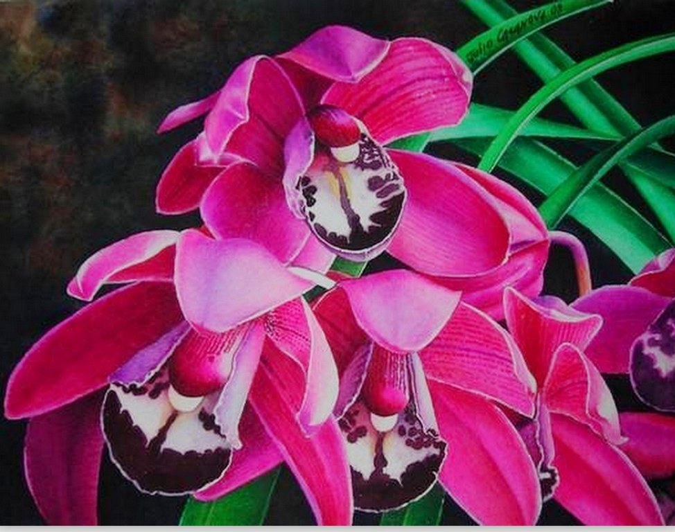 El arte es su máxima expresión : Bodegones de Flores Silvestres