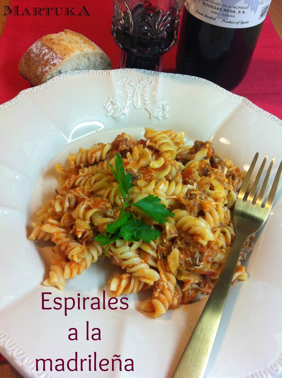 Las recetas de Martuka: Espirales A La Madrileña