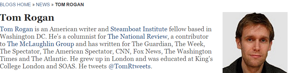 Tom Rogan Thinks...: Telegraph article collection