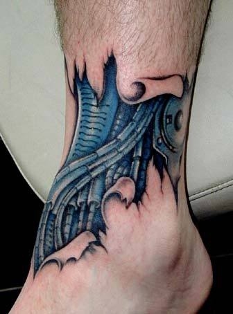 Tattoo art: Cyborg Tattoos photos
