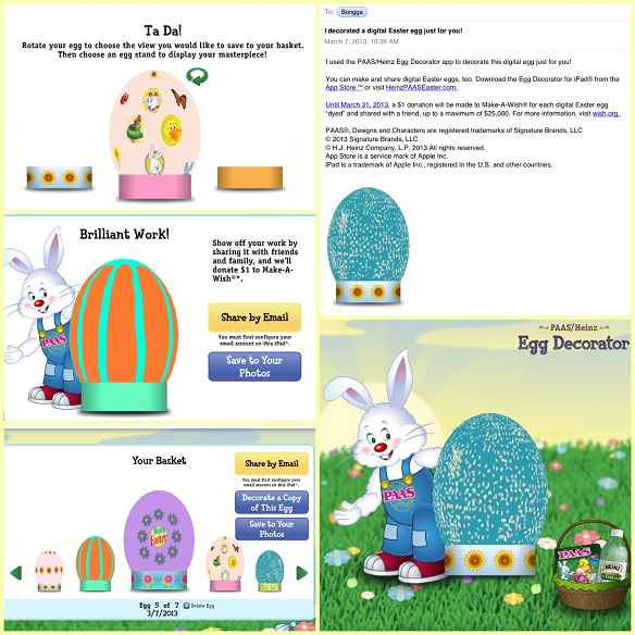 Bonggamom Finds: Decorate a virtual Easter Egg with PAAS and Heinz