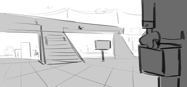 Art of Shyam Wanare: Quick storyboard Gif