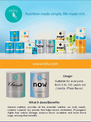 RELIV : Nutrition Made Simple, Life Made Rich