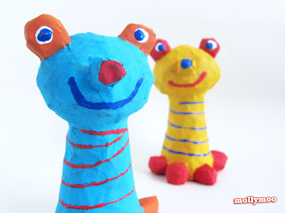 Paper Mache Frogs | Munchkins and Mayhem