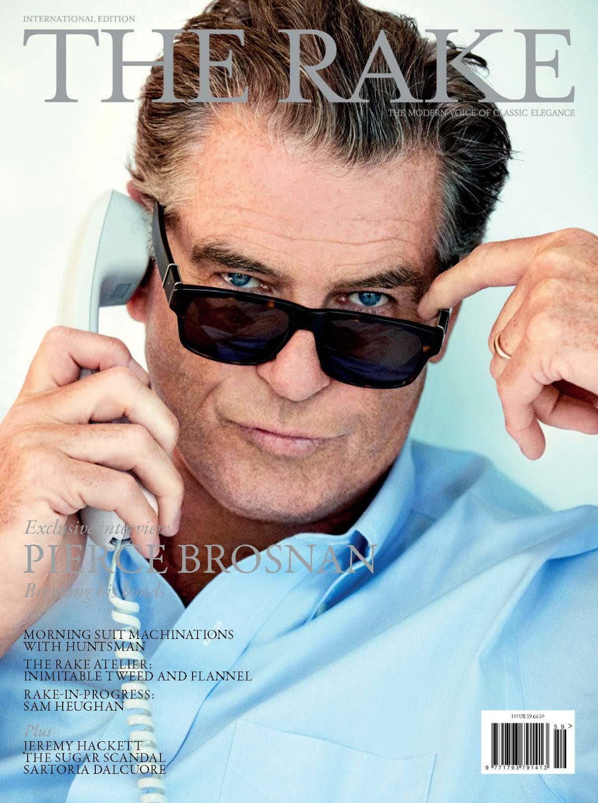 Pierce Brosnan para The Rake Magazine por Ellen von Unwerth