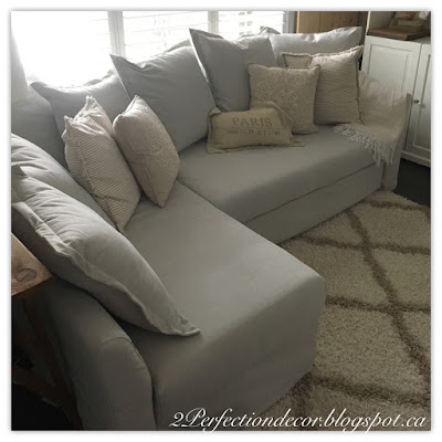 2Perfection Decor: Deciding on a sectional sofa for our small space