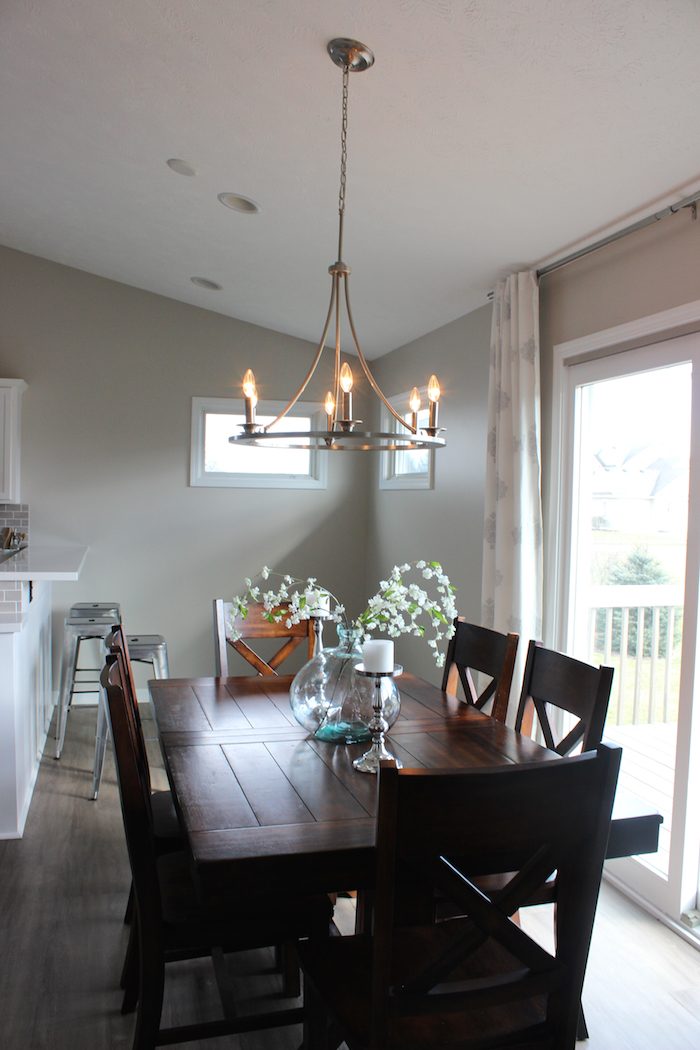 It's A Grandville Life : New Kitchen Chandelier- Goodbye Swag Lighting!!