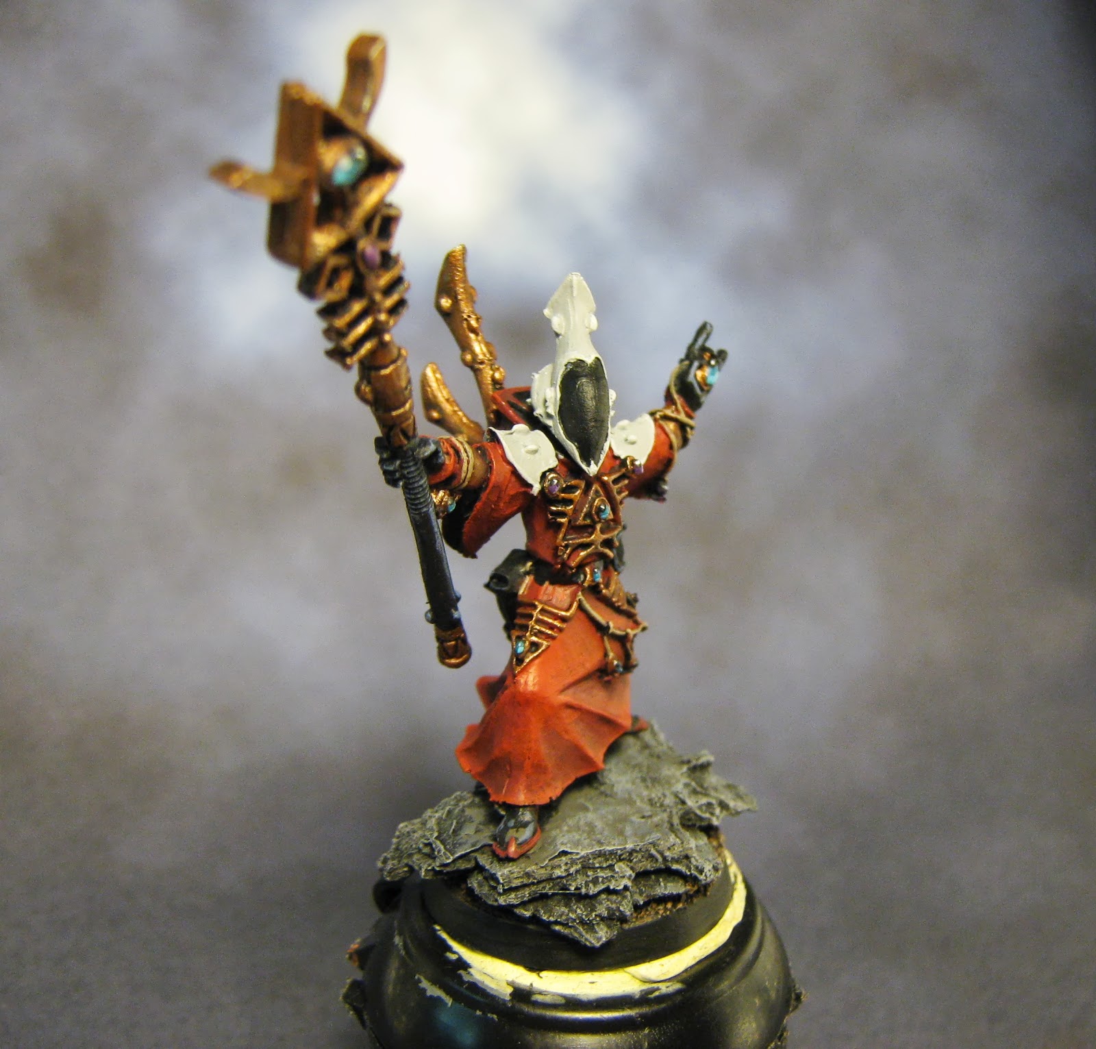 Hard-Edge Painting: Eldar Spirit Seer