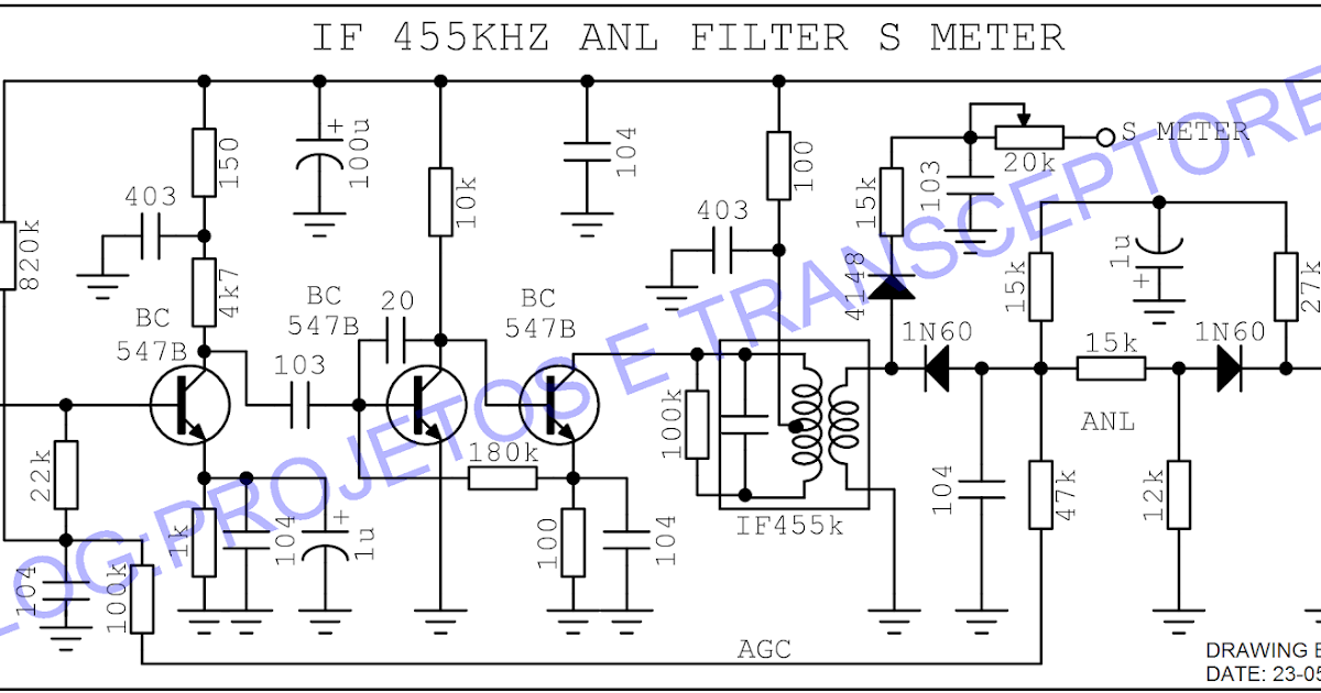 Projetos e Transceptores.: Simples canal de FI (IF) 455 Khz AM