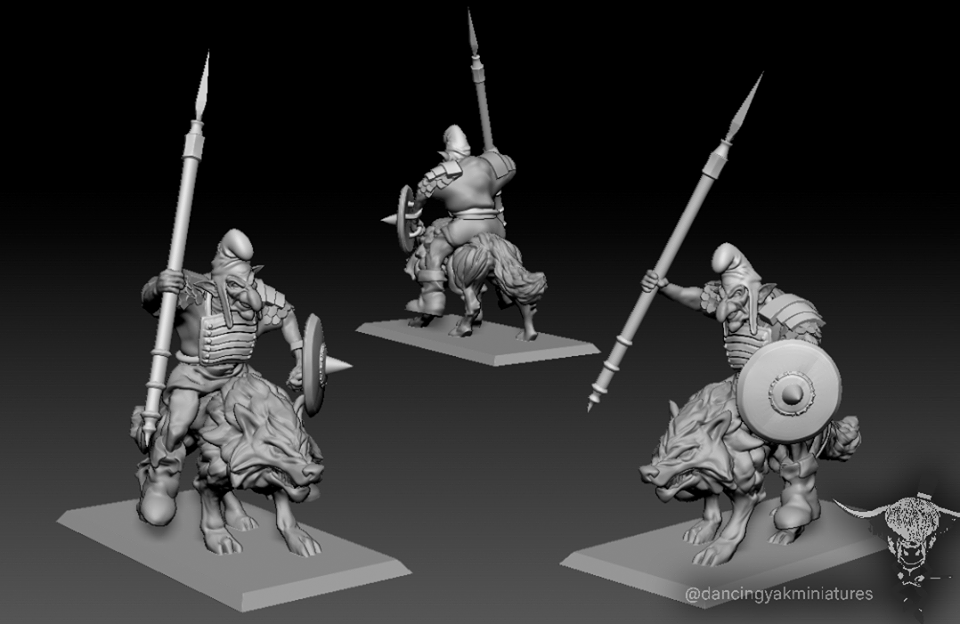 10mm Wargaming: Hobgoblin Wolf Riders from Dancing Yak Miniatures
