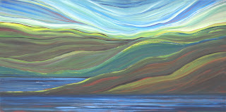 Sage Mountain Studio: Hill Country Abstract Paintings - The 'Wavy Lines ...