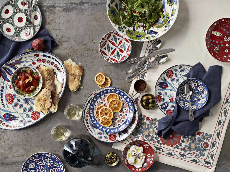 Turkish Dinner Party & Williams Sonoma'da Türk Desenleri - USTA GİREMEZ