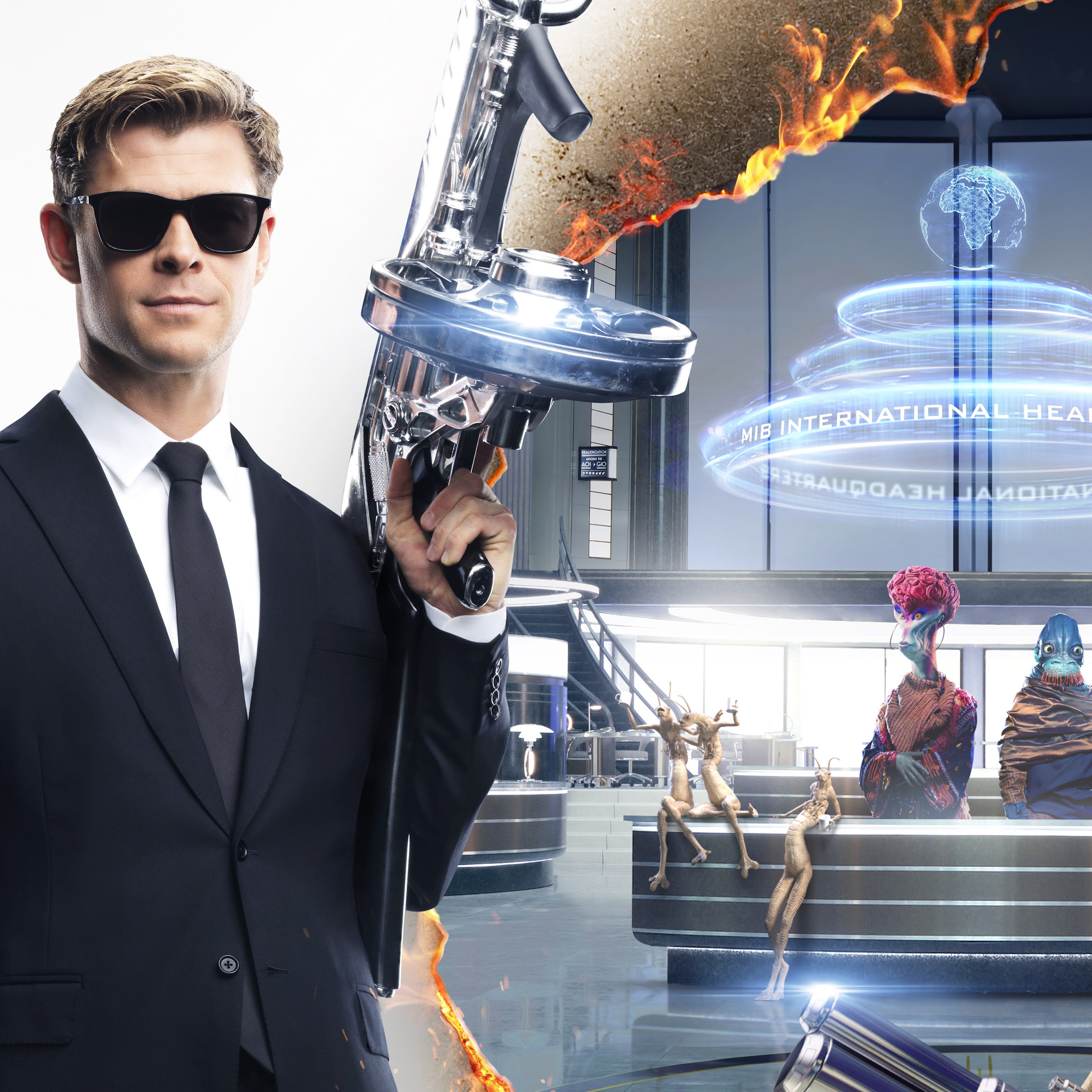 Men in Black: International, Agent H, Agent M, 8K, #6 Wallpaper iPhone ...