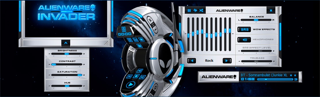 Fandy To'™: Skin Windows Media Player AlienWare