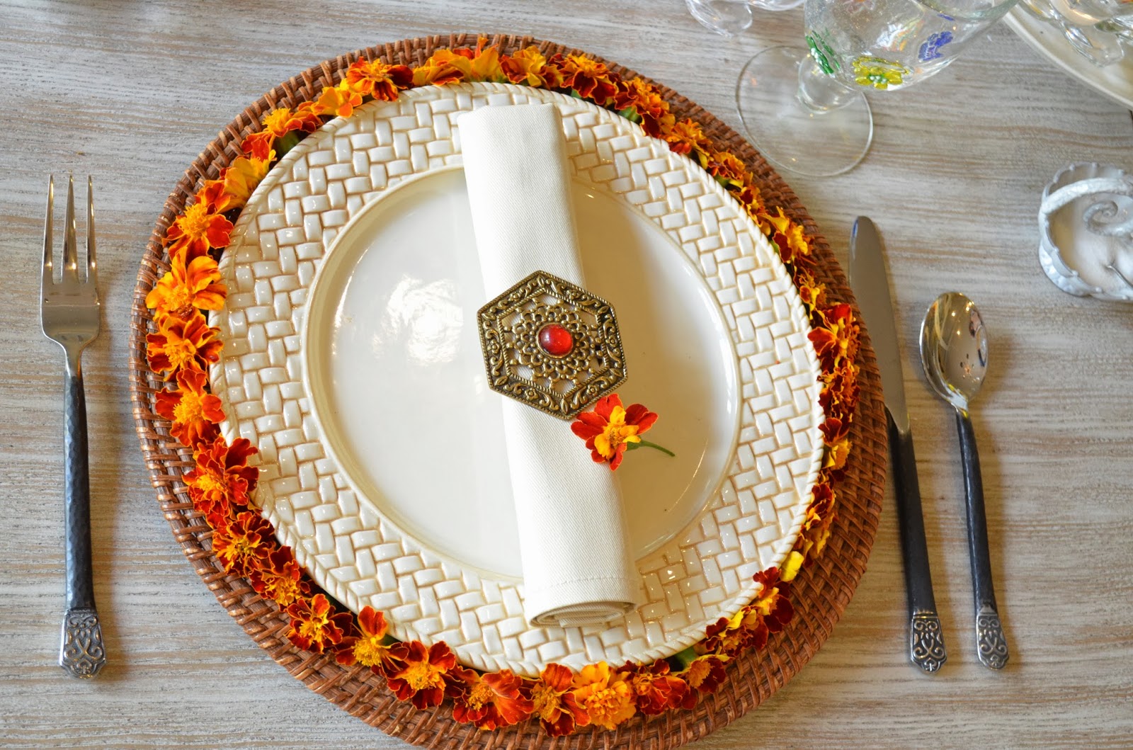 Entertaining From an Ethnic Indian Kitchen: Deepawali Table