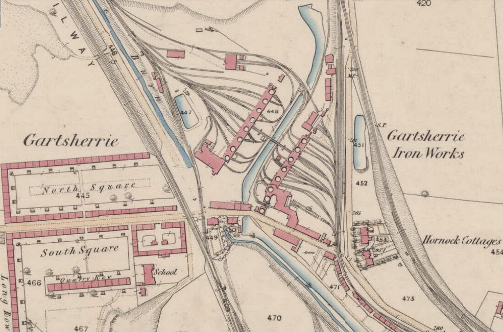 Last of the Westland Whigs: Scottish Iron Works 25 inch scale mapped 1858