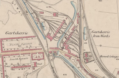 Last of the Westland Whigs: Scottish Iron Works 25 inch scale mapped 1858