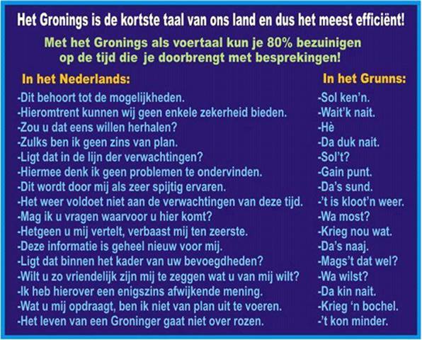 Zuinigaan: Zuinig dialect