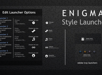 Rainmeter skin enigma ~ Customize Blogspot