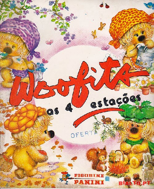 Enciclopédia de Cromos: Woofits: As 4 Estações - Caderneta de Cromos (1983)