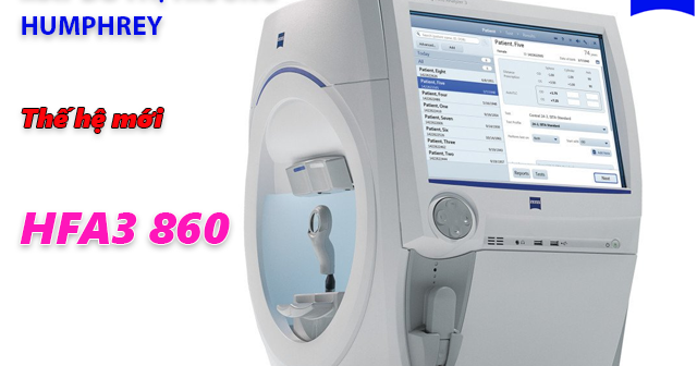 MÁY ĐO THỊ TRƯỜNG HUMPHREY HFA3 860 ZEISS | ZEISS THIẾT BỊ MẮT