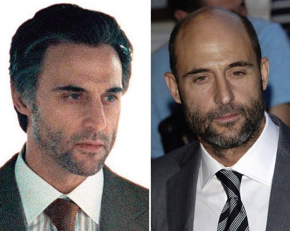 my new plaid pants: Gratuitous Mark Strong