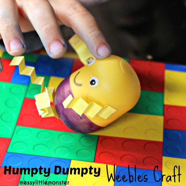 Humpty Dumpty Weebles - Messy Little Monster