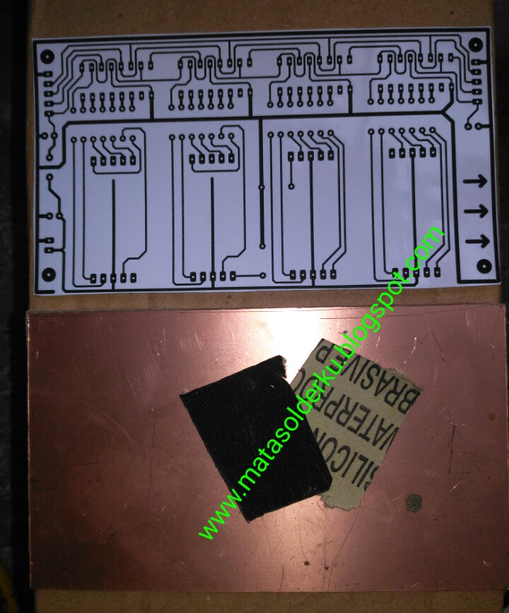 Cara praktis cetak PCB dengan Setrika