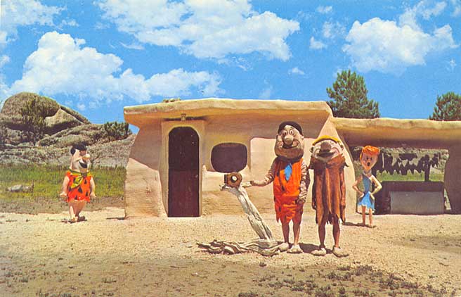 *Postcard Gems: Flintstone's Bedrock City - Custer, South Dakota