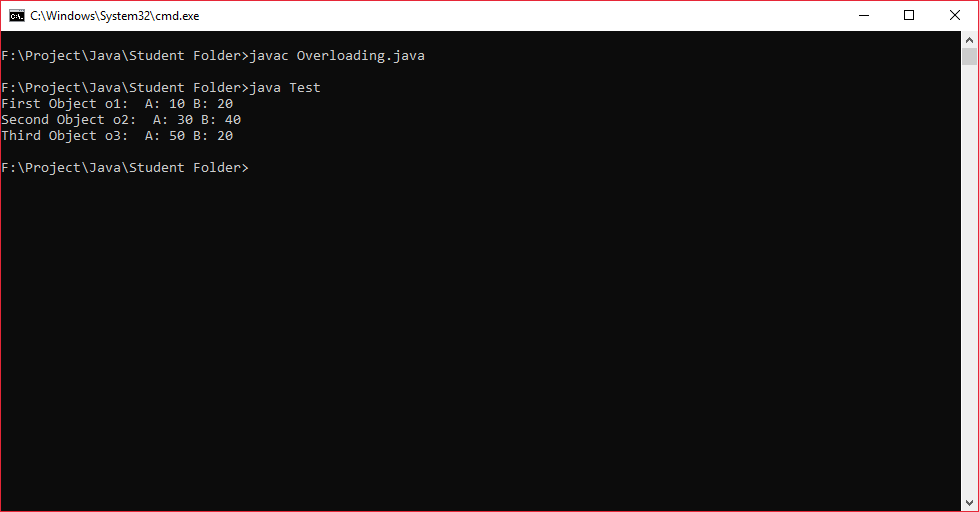 50 Program To Demonstrate Overloading In Java ~ Coding Atharva 6254