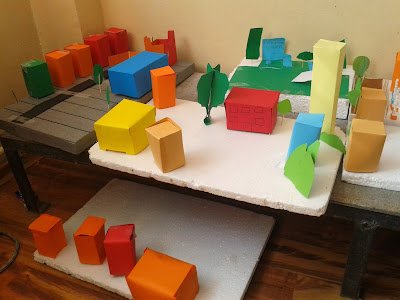 MODEL de MACHETA "Orasul Meu" :: Fise de lucru - gradinita si scoala