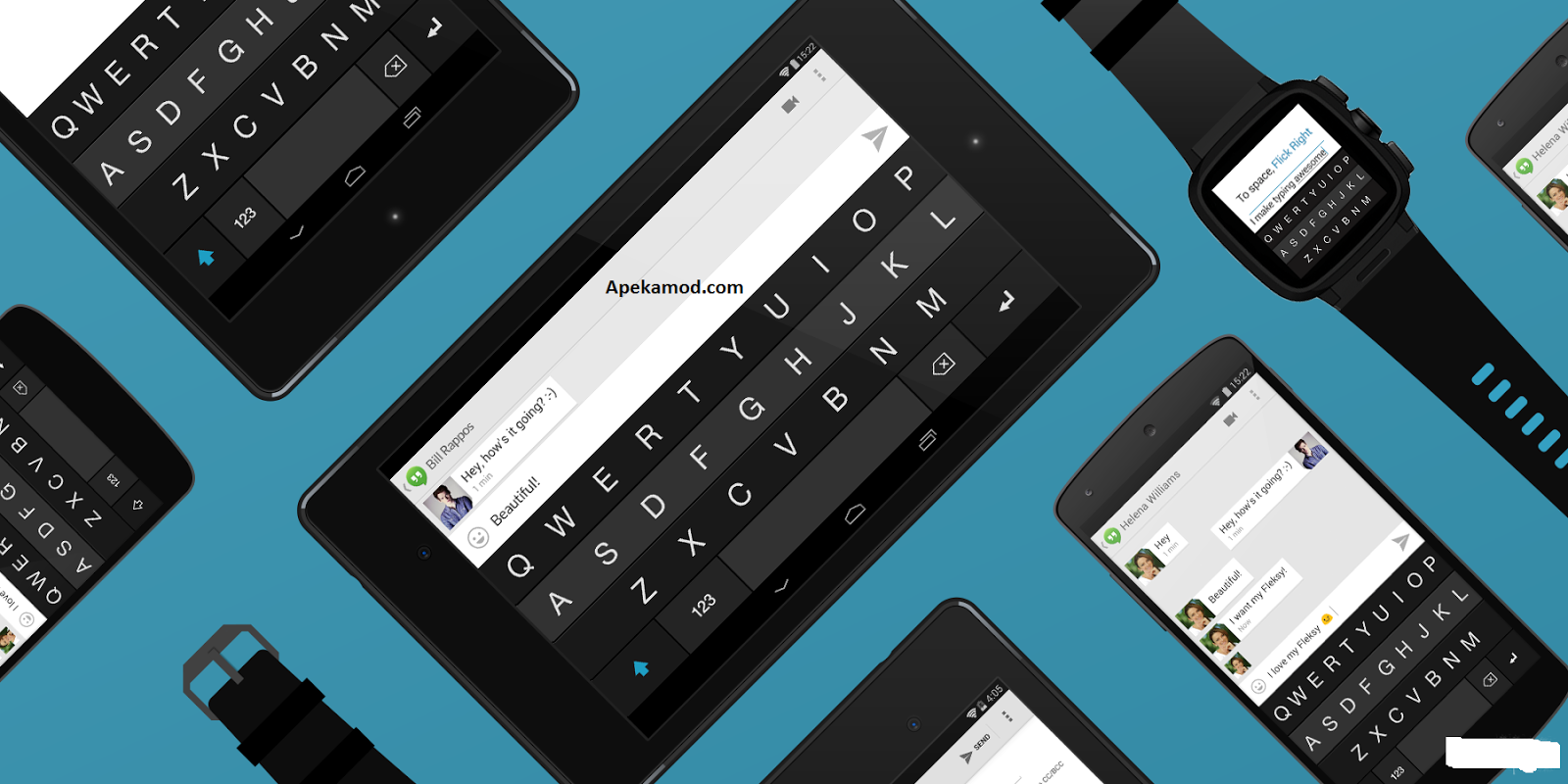 Fleksy Keyboard - Apekamod.com