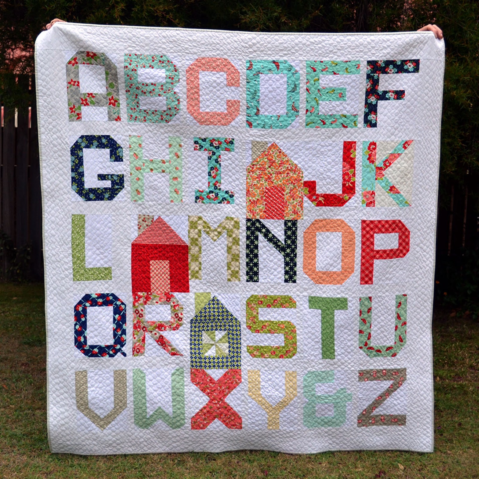 gemini stitches: Spell it With Moda - ABC quilt