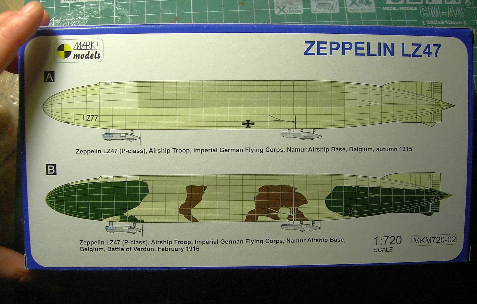 The Mad Hamster's Modelling: Inbox - Mark I Models - Zeppelin LZ47 ...